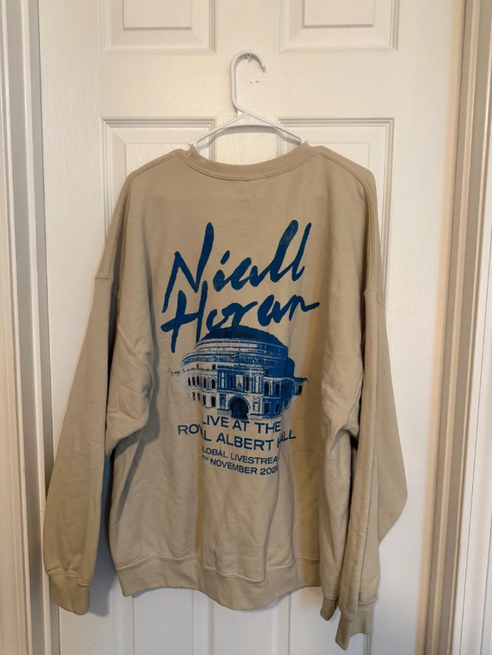 Sweaters | Niall Horan Royal Albert Concert Hall Tan Crewneck Limited ...